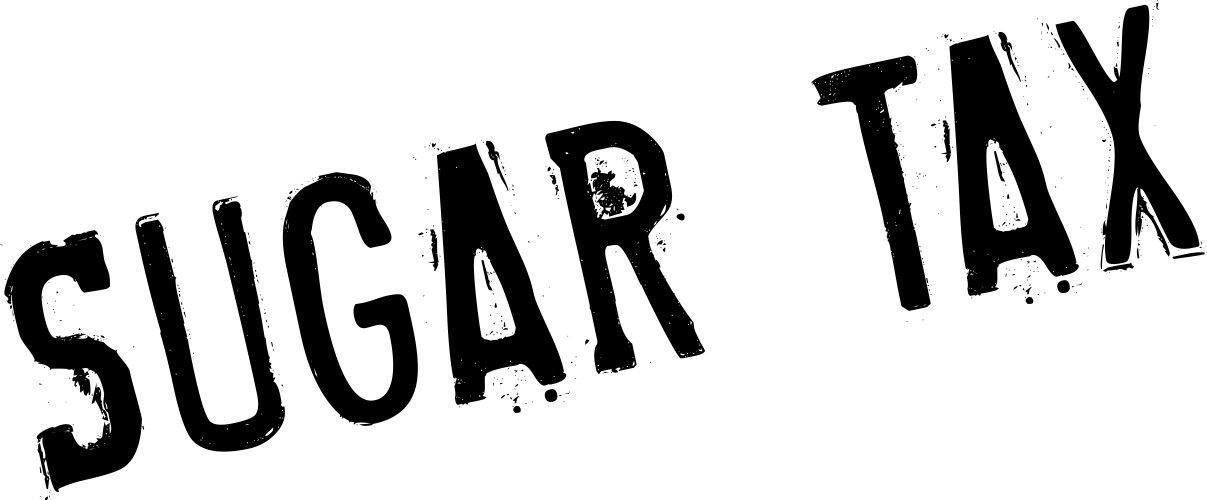 Sugar tax rubber stamp Royalty Free Vector Image