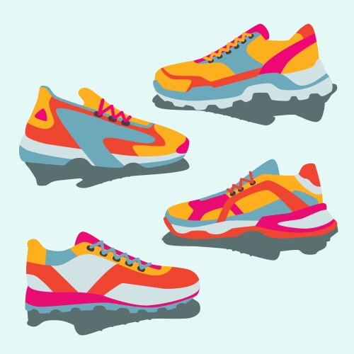 Sneakers Royalty Free Vector Image - VectorStock