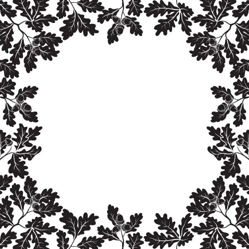 Tree branches frame Royalty Free Vector Image - VectorStock