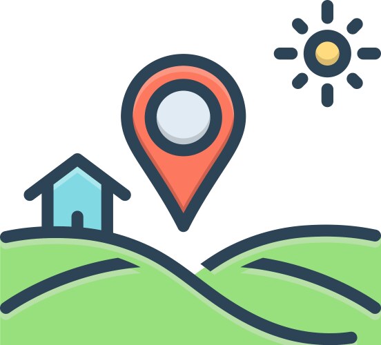 Land Royalty Free Vector Image - VectorStock