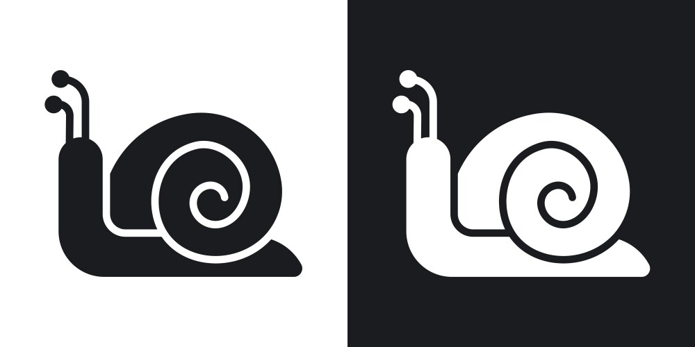 Snail icon set Royalty Free Vector Image - VectorStock