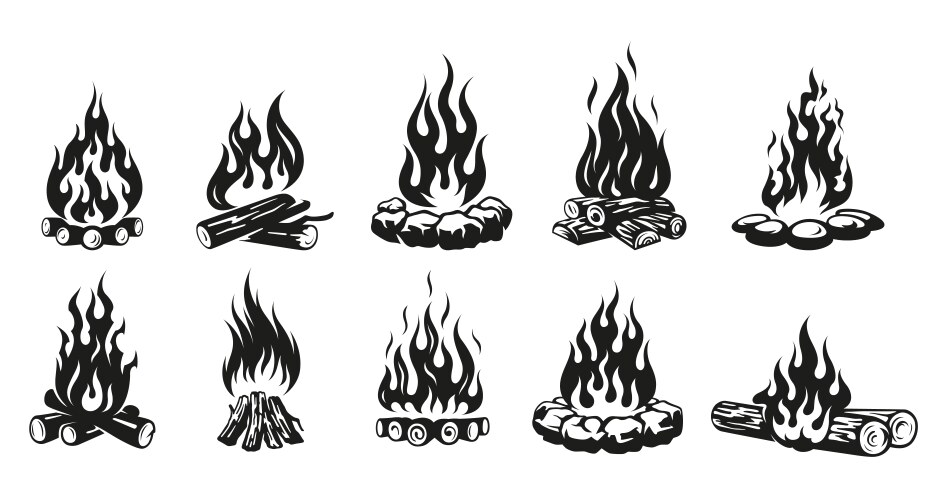 Campfire Clipart Vector Images (over 2,200)