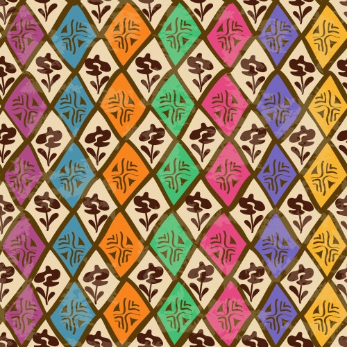Filipino traditional yakan pattern Royalty Free Vector Image