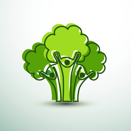 Human tree Royalty Free Vector Image - VectorStock