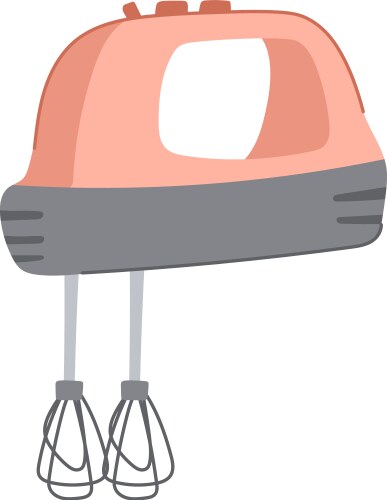 Whisk hand mixer cartoon Royalty Free Vector Image