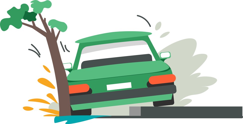 Pedestrian road accident Royalty Free Vector Image