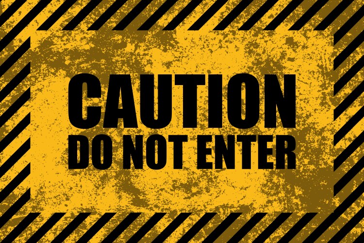 Do not Enter Vector Images (over 3,400)