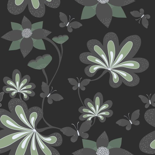 Seamless Floral Pattern Royalty Free Vector Image