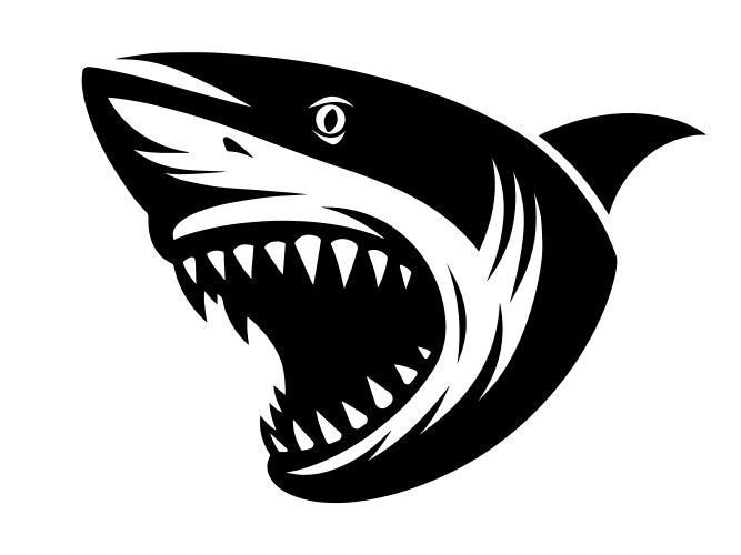 Shark Head Logo Shark Attack Logo | Scalebranding