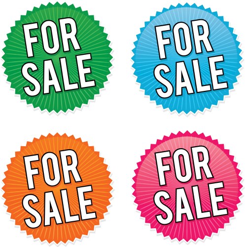 Not for sale sign or stamp Royalty Free Vector Image