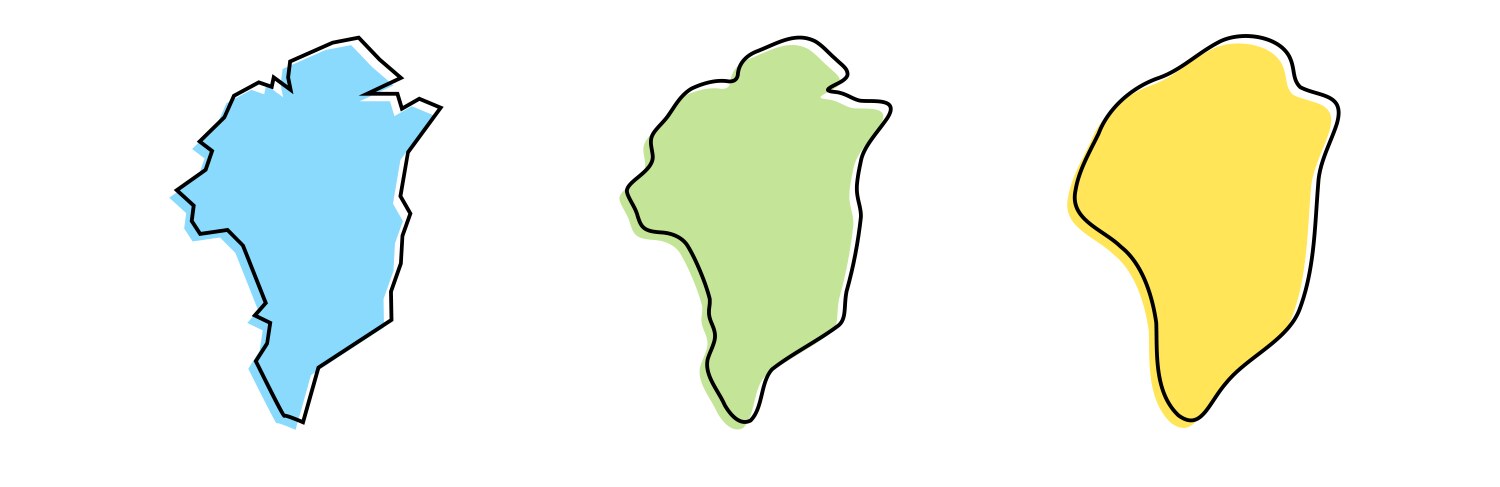 Greenland island map silhouette Royalty Free Vector Image Greenland island map silhouette Royalty Free Vector Image
