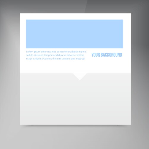 Blanc roll poster template Royalty Free Vector Image