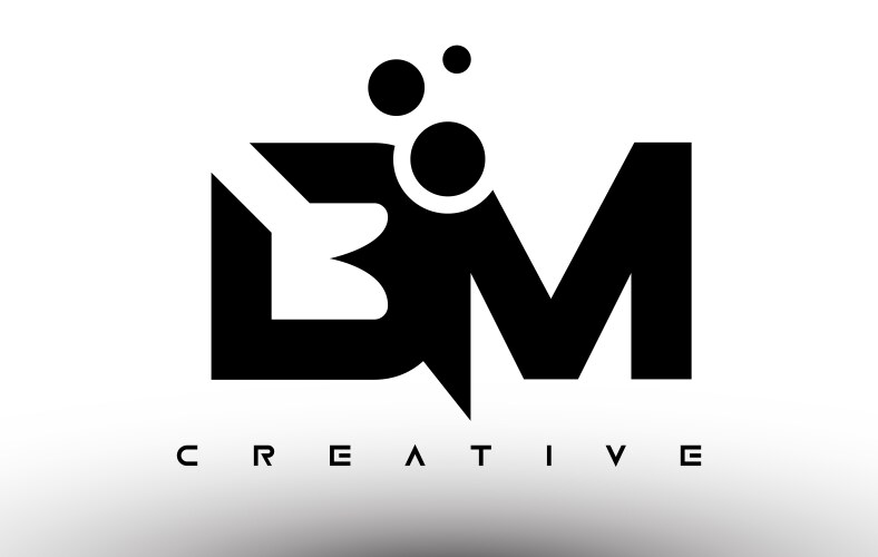 Lettering ma am logo design inspiration Royalty Free Vector