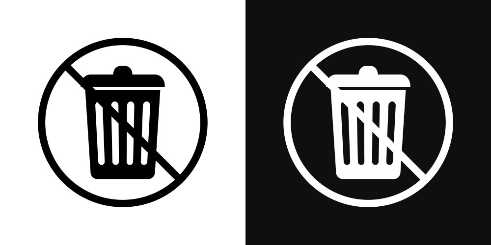 Dont throw rubbish sign Vector Images & Graphics for Commercial Use ...
