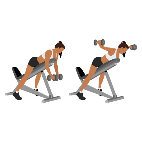Dumbbell Lateral Raise Vector Images (69)