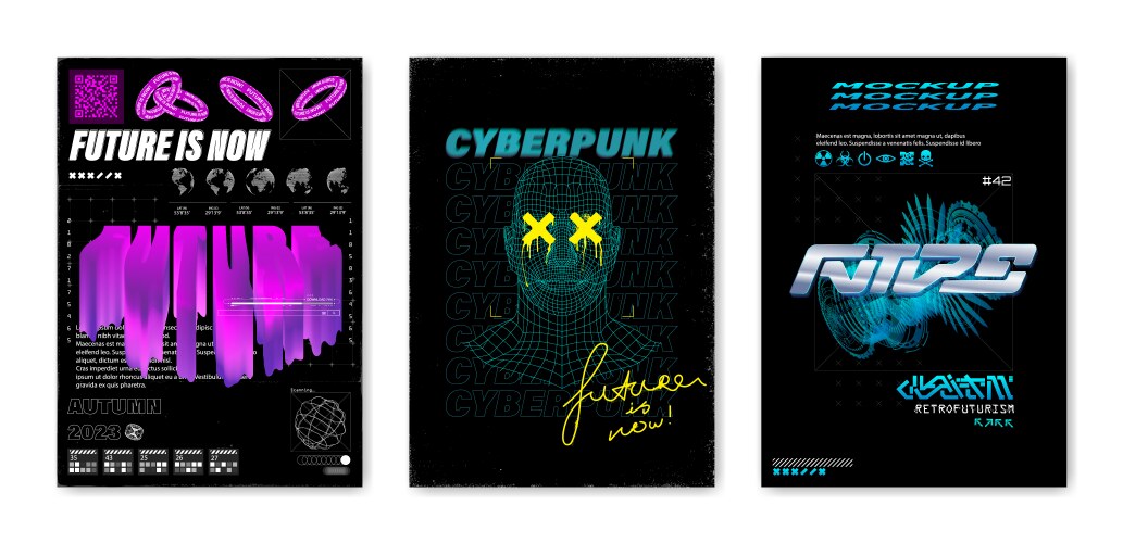 Modern futuristic y2k streetwear tokyo slogan Vector Image