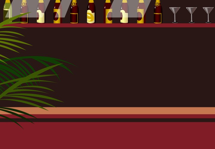 Retro cocktail bar Royalty Free Vector Image - VectorStock