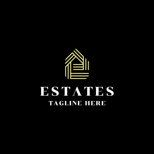 Nest home logo Royalty Free Vector Image - VectorStock