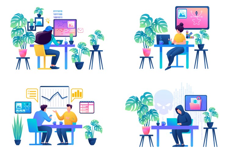 Web Developer Cartoon Vector Images (over 24,000)