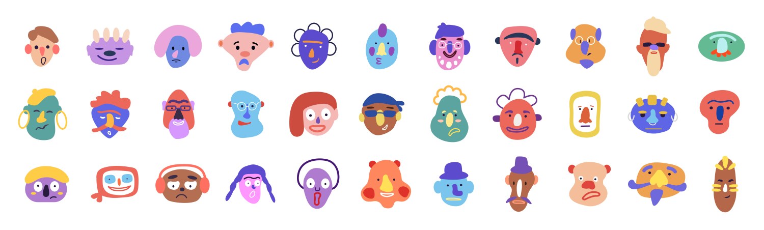 Funny Avatar Vector Images (over 65,000)