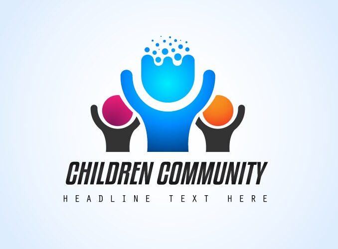 Community union support Royalty Free Vector Image