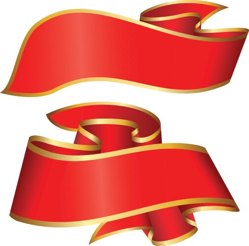 Ribbon frame set Royalty Free Vector Image - VectorStock