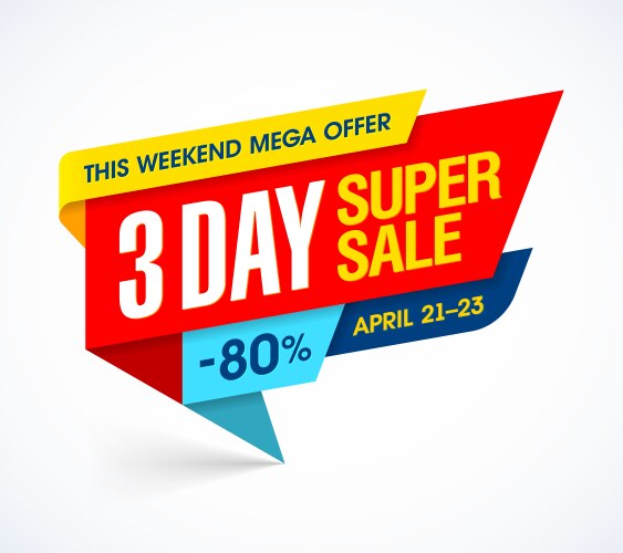 Special offer advertising banner clipart Vector Image