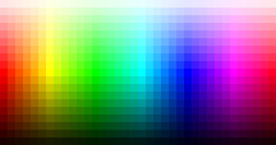 Colorful palette full spectrum colors Royalty Free Vector
