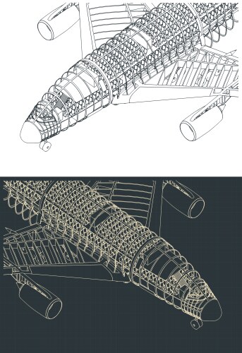 Aircraft Blueprints Vector Images (over 820)