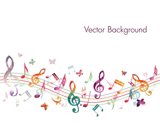 Music background Royalty Free Vector Image - VectorStock
