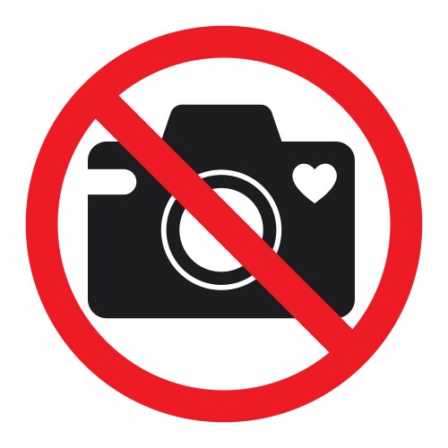 No cameras allowed Vector Images & Graphics for Commercial Use ...