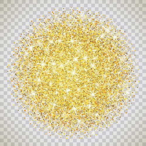Gold glitter texture with sparkles Royalty Free Vector Image