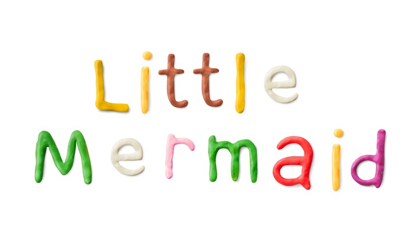 Little Mermaid Font Vector Images (56)