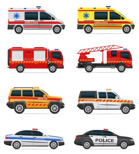 Emergency Vehicles Vector Images (over 33,000)