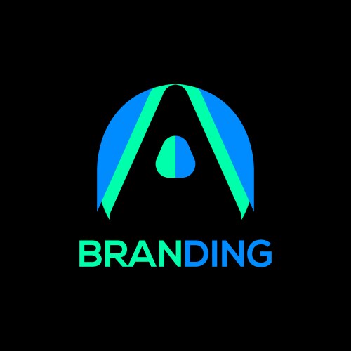 Letter n initial iconic logo Royalty Free Vector Image