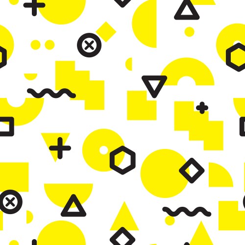 Hand drawing building truck seamless Royalty Free Vector