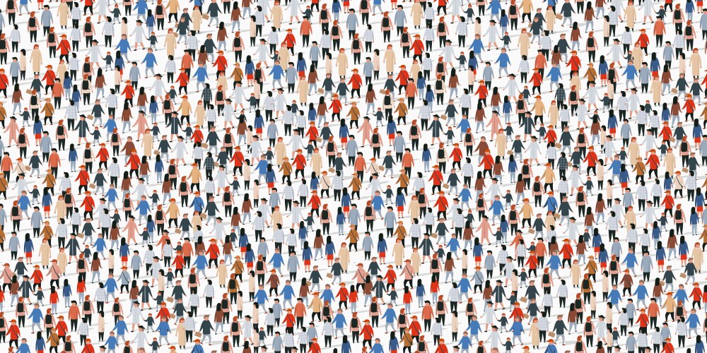 Crowded Infographic Vector Images (over 5,400)