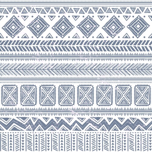 Abstract tribal pattern Royalty Free Vector Image