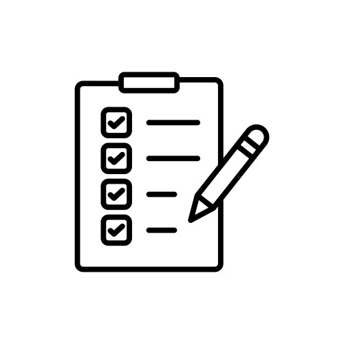 Order icon set important clipboard priority form Vector Image