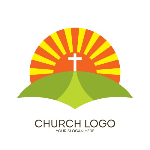 Solar cross and two swords vintage Royalty Free Vector Image