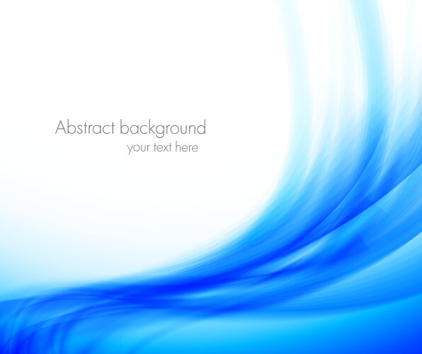 Wavy background in blue color Royalty Free Vector Image