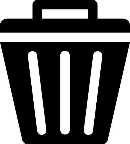 Scary dustbin Royalty Free Vector Image - VectorStock