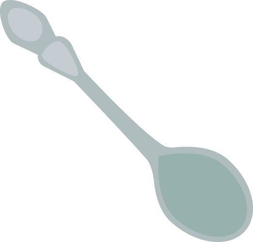 Sugar tea spoon icon cartoon style Royalty Free Vector Image