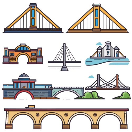 Bridge Cartoon Vector Images (over 7,200)