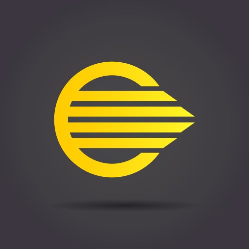 Golden cowboy hat sign Royalty Free Vector Image