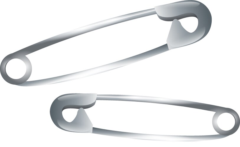 Message with safetypin Royalty Free Vector Image