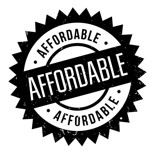 Affordable rubber stamp Royalty Free Vector Image