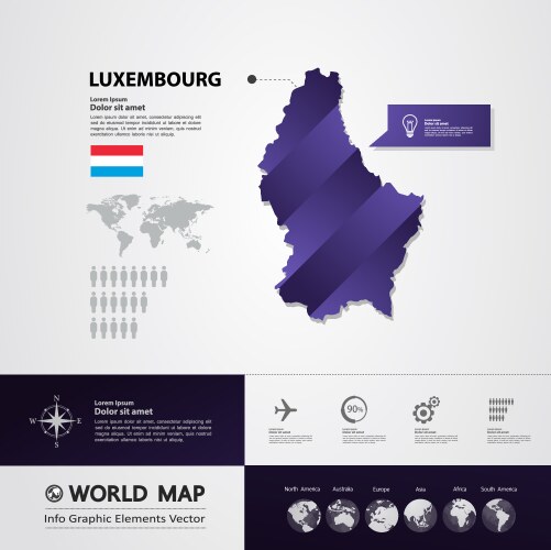 Modern map - gravesham district uk Royalty Free Vector Image