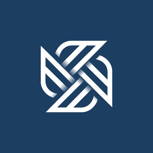 Minimalist abstract letter z logo Royalty Free Vector Image