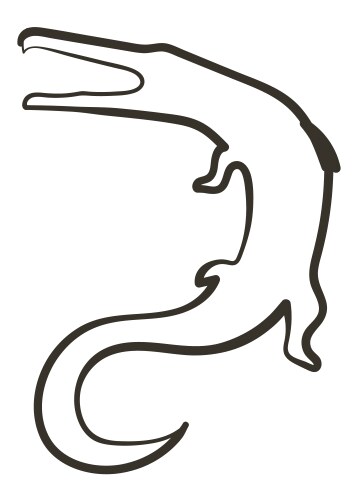 Old antique treasure map cartoon island Royalty Free Vector